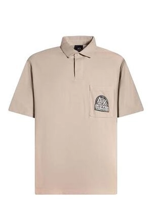 Armani Exchange Polo Shirt Size Cotton - Khaki