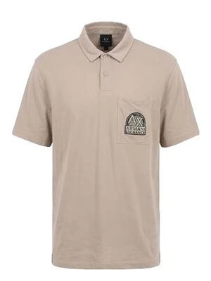 Armani Exchange Polo Shirt Size Cotton - Sand