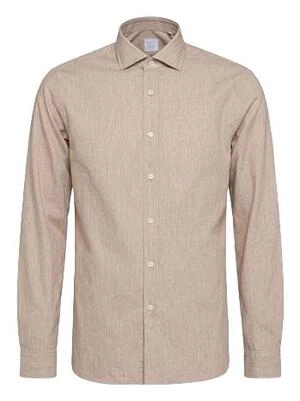 XACUS Shirt Sand Size Cotton, Viscose - Beige