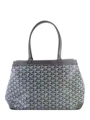 Goyard Bellechasse Pm Tote Bag In Coated Canvas - Grey