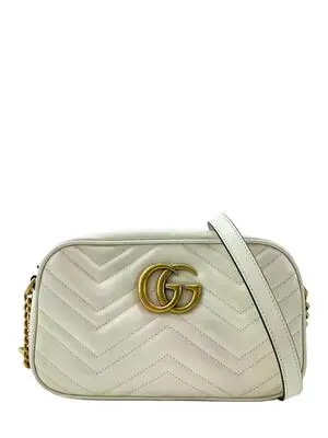 Gucci Gg Marmont Shoulder Bag - Neutrals