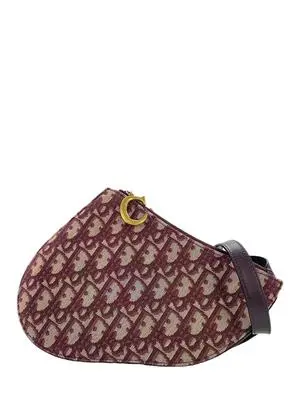 Dior 2000s Trotter Shoulder Bag - Red