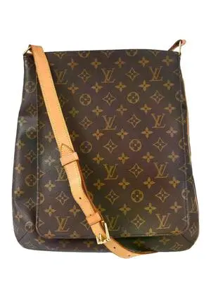 LOUIS VUITTON Musette Monogram Shoulder Bag - Brown