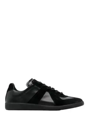 MAISON MARGIELA Replica Panelled Sneakers - Black