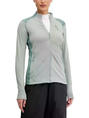 VIKING Birger Lady Zip-up Panelled Track Jacket - Green