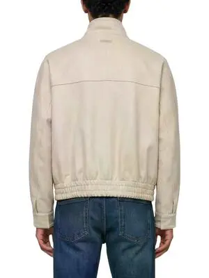 LARDINI High-neck Lightweight Jacket - Neutrals