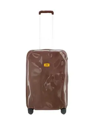 CRASH BAGGAGE Icon Dented-effect Suitcase - Brown