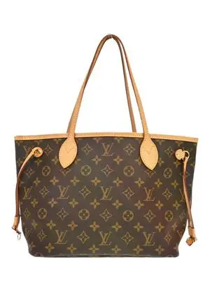 LOUIS VUITTON Monogram Neverfull Pm Tote Bag - Brown