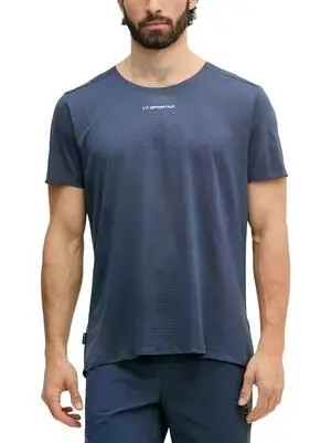 LA SPORTIVA Logo-print Perforated T-shirt - Blue