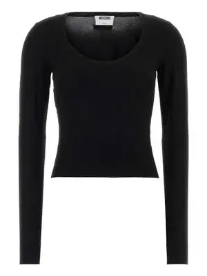 Moschino Viscose Blend Sweater - Black