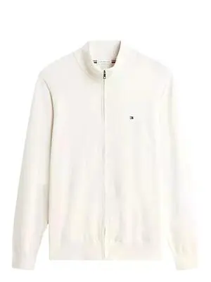 Tommy Hilfiger Zip-up High-neck Sweater - Neutrals