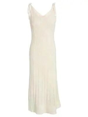 Zimmermann Crochet-knit Midi Dress - Neutrals