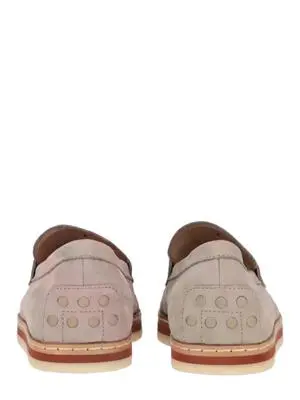 TOD'S Gommino Penny Loafers - Grey