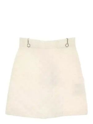 FENDI Fendi Silk Quilted Skirt