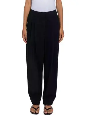 TOTEME Draped Balloon Trousers - Black