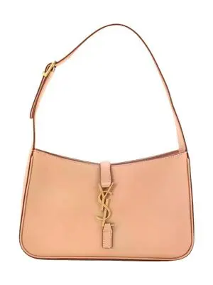 Saint Laurent Le 5 A 7 Small Hobo Bag - Neutrals