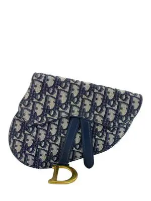 Dior Oblique Saddle Belt Bag - Blue