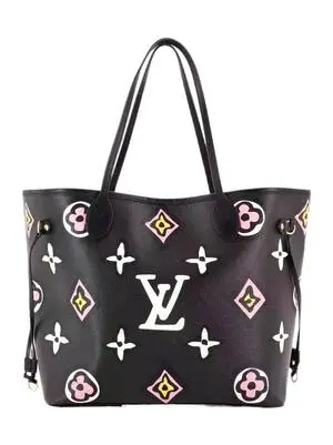 LOUIS VUITTON Neverfull Mm Wild At Heart Monogram Giant Tote Bag - Black