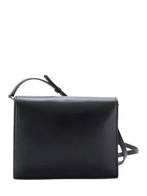 Dolce & Gabbana Dolce & Gabbana DG Logo Flap Leather Shoulder Bag Black