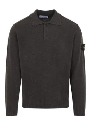 Stone Island Polo Knitwear - Gray
