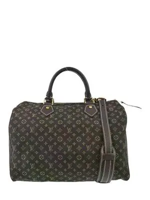 LOUIS VUITTON Mini Lin Speedy 30 Tote Bag - Brown