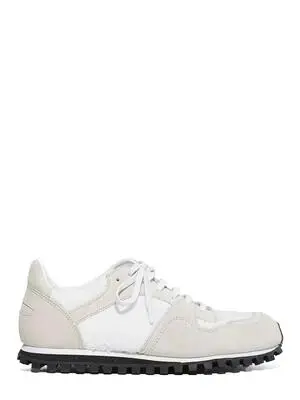 Comme Des Garçons X Spalwart Sequin-embellished Suede Sneakers - Neutrals