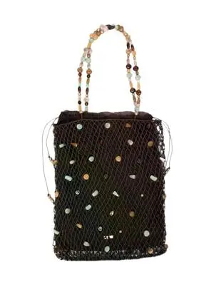 Cult Gaia Mercer Bauble-embellished Tote Bag - Brown