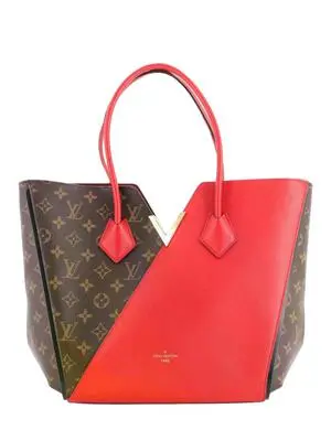 LOUIS VUITTON Monogram Canvas And Leather Mm Tote Bag - Brown