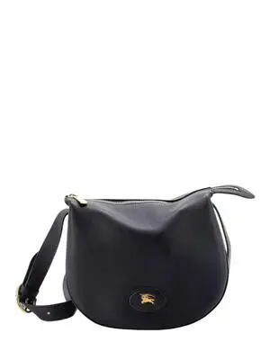 Versace Tavistock Leather Large Crossbody Bag - Black