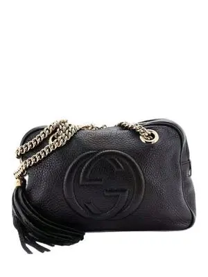 Gucci Soho Chain Shoulder Bag - Black