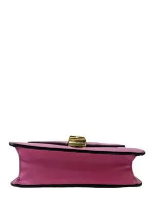 Gucci Sylvie Web Shoulder Bag - Pink