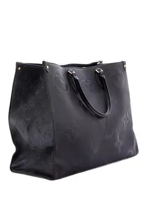 LOUIS VUITTON Monogram Empreinte Giant Gm Tote Bag - Black