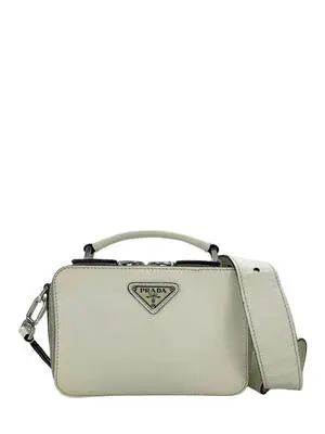 Prada Saffiano Leather Shoulder Bag - White