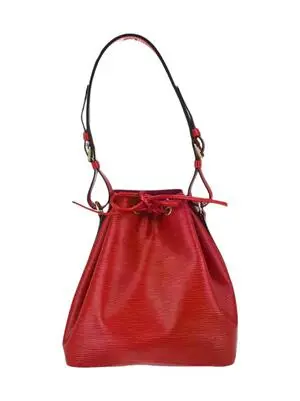 LOUIS VUITTON 2002 Petite Noé Shoulder Bag - Red