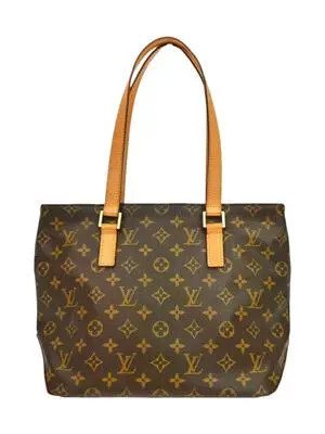LOUIS VUITTON Monogram Canvas Cabas Piano Shoulder Bag - Brown