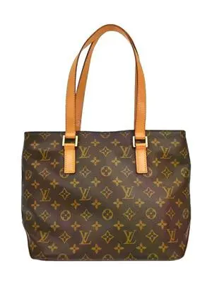 LOUIS VUITTON Monogram Canvas Cabas Piano Shoulder Bag - Brown