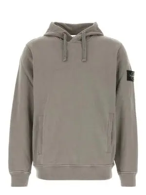 Stone Island Grey Cotton Sweatshirt - Gray