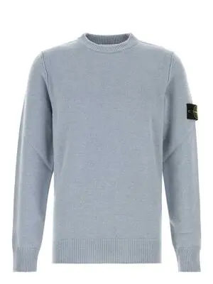 Stone Island Light Wool Blend Sweater - Blue
