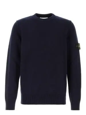 Stone Island Wool Blend Sweater - Blue