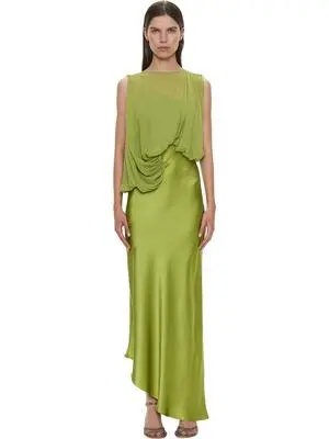 Christopher Esber Cumulus Midi Dress - Dypsis Green