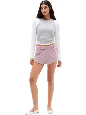 Athleta Airy Cotton Terry Shortie - Blush