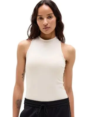 ATHLETA Athleta Bodymove Mock Neck Tank