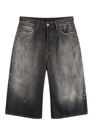 Acne Studios Judda Trafalgar Denim Shorts - Black