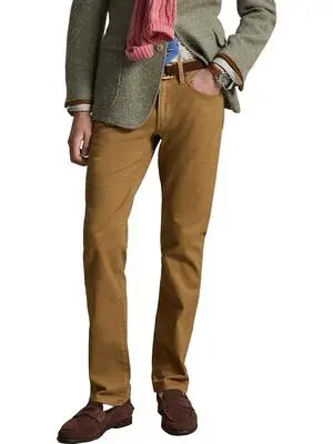 Ralph Lauren Sullivan Slim Stretch Twill Pants - Rustic Tan