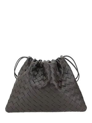 Bottega Veneta BOTTEGA VENETA Medium Pouch Clutch Bag Brown