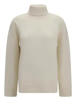 P.a.r.o.s.h Cashmere Turtleneck Sweater With Detailed Shoulder Stitching - Multicolor