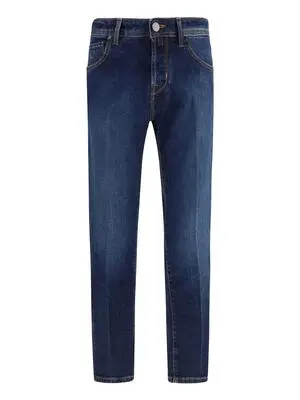 Jacob Cohen Scott Jeans In Stretch Denim - Blue