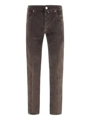Jacob Cohen Straight-leg Corduroy Pants - Brown