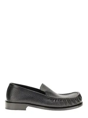 Dries Van Noten Leather Loafers - Black