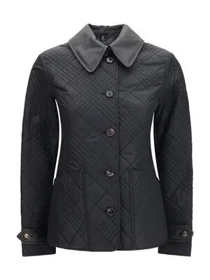 Burberry Fernleigh Quilted Nylon Jacket - Black